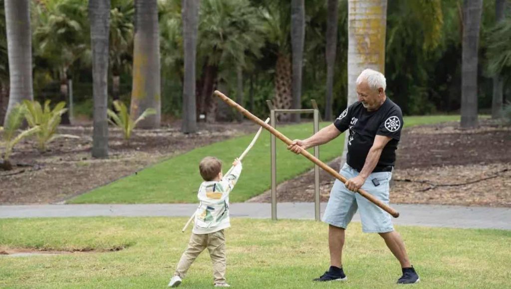 José Gea, ejemplo de vitalidad en la práctica del garrote y el tolete ...